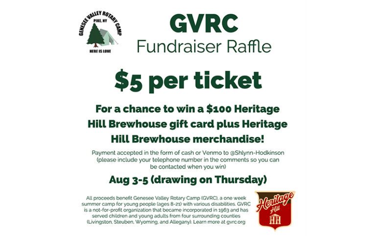 Heritage Hill Brewhouse GVRC Fundraiser - Genesee Valley Rotary Camp